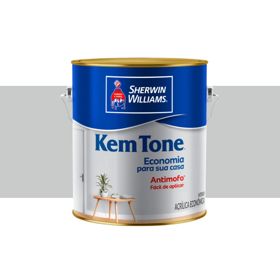 Tinta Sherwin Williams Kemtone Fosco Cinza Alpes 3,6 Litros 272301 - Todimo